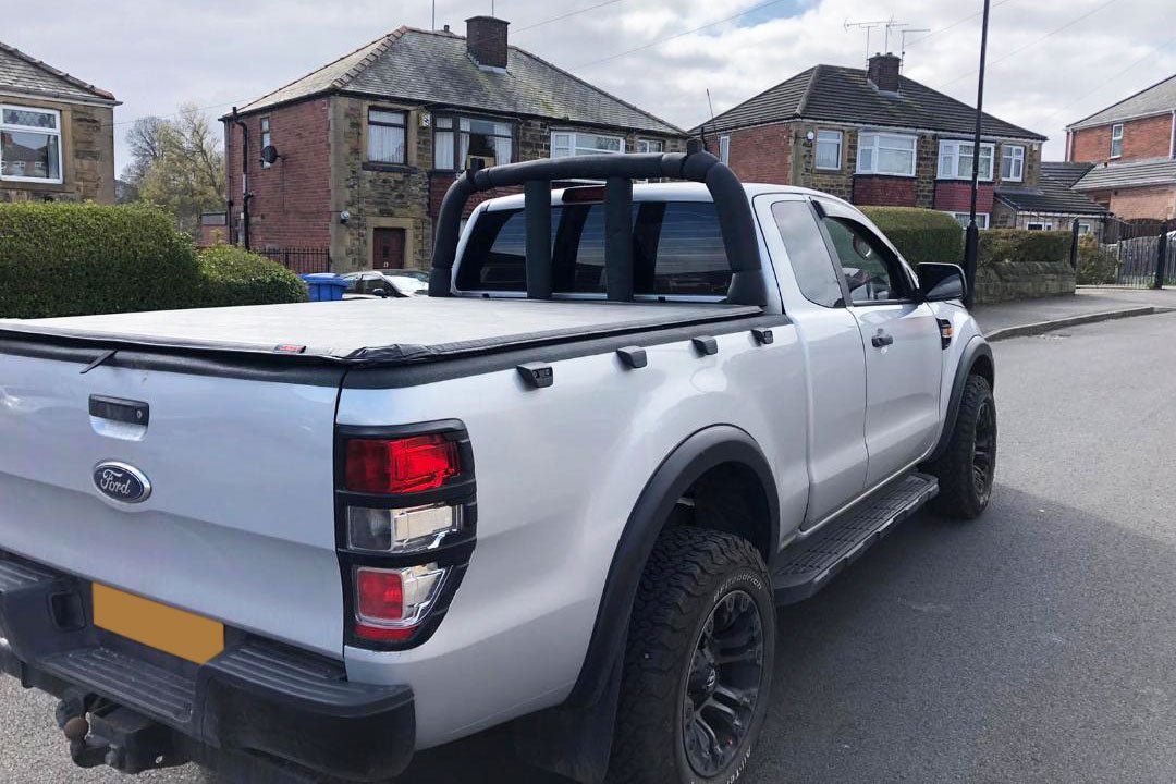 Ford Ranger T6 SUPER CAB Eagle1 Soft Roll-Up Tonneau Cover - With ...